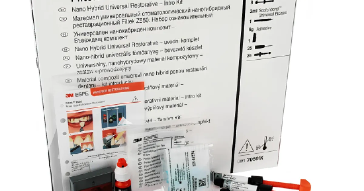 3M Filtek Z550 Nano Hibrit Universal Kompozit Başlangıç Seti -Fiyatı ...