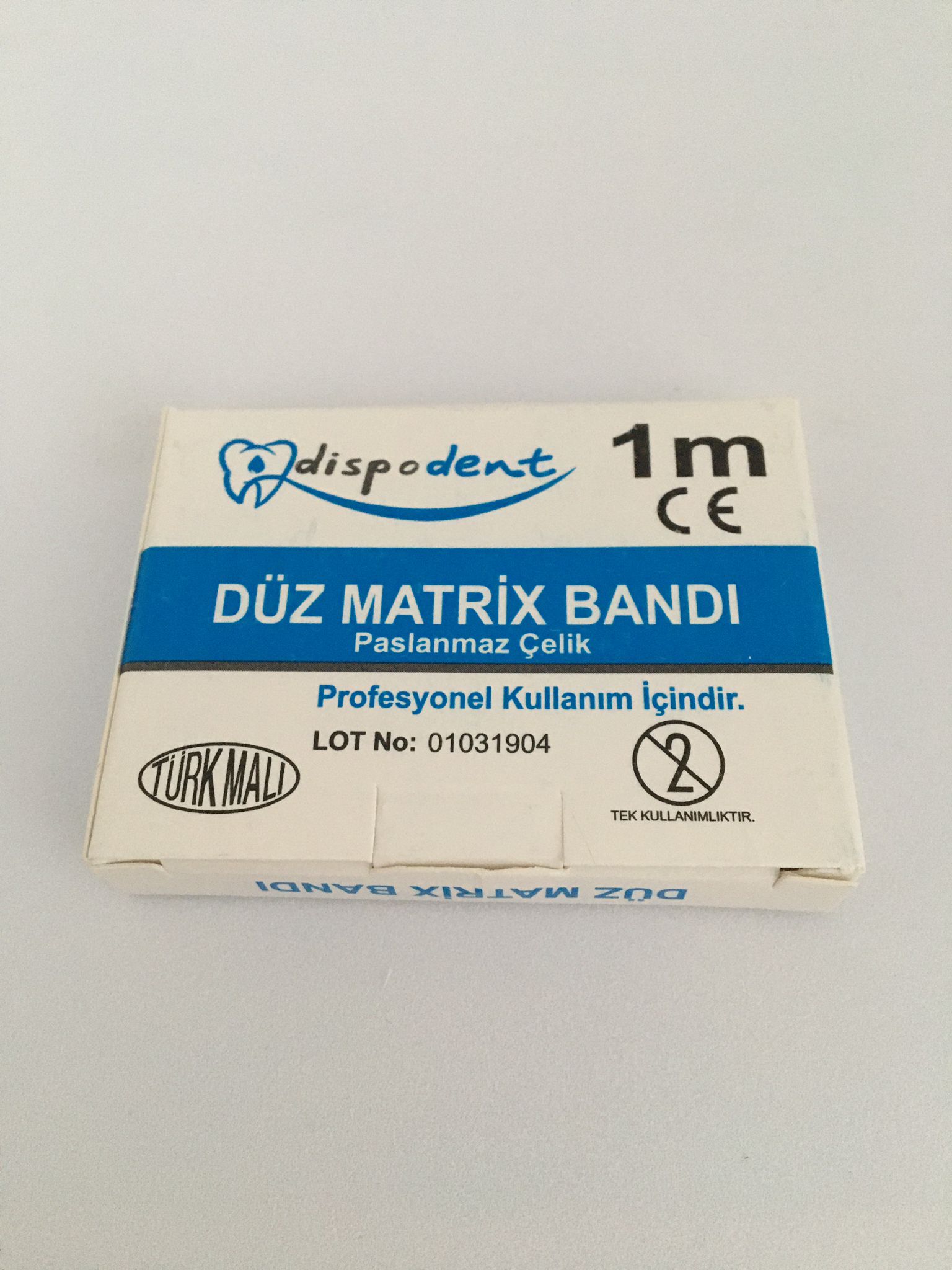Dispodent Düz Matrix Bandı - Fiyatı, ve Çeşitleri Edental Diş Deposunda!